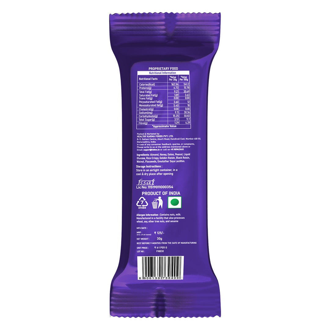 Fruit & Nut Bar 750g - (30g* 25 packs) – FabBox